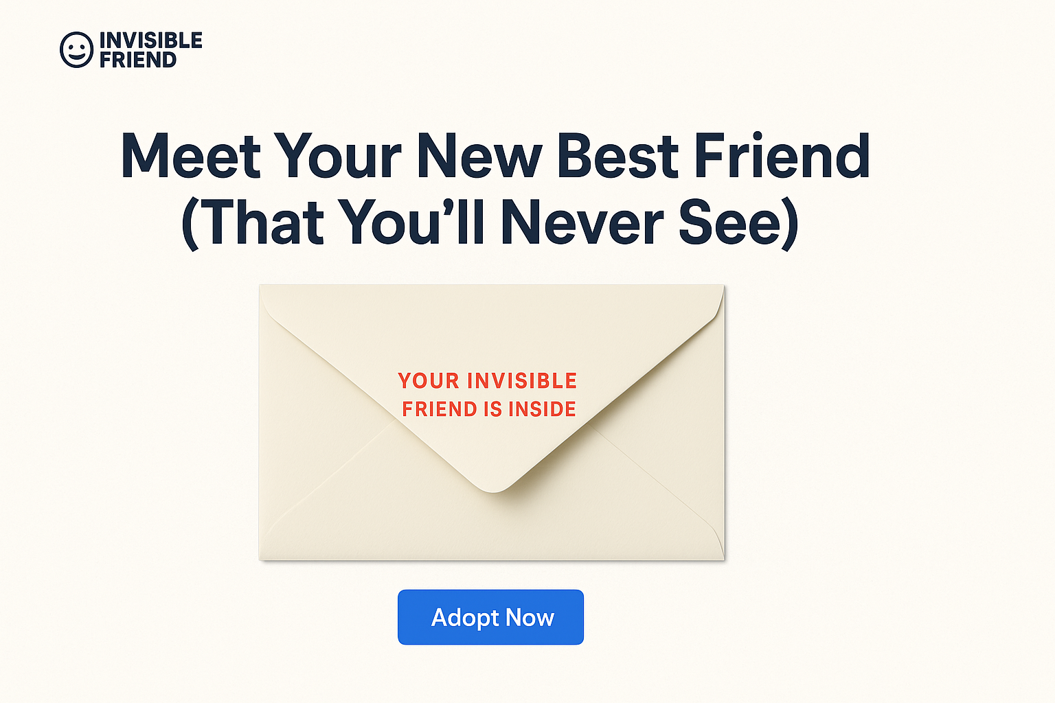 Invisible Friend – 12-Month Subscription (12 Letters) – Invisible Friends